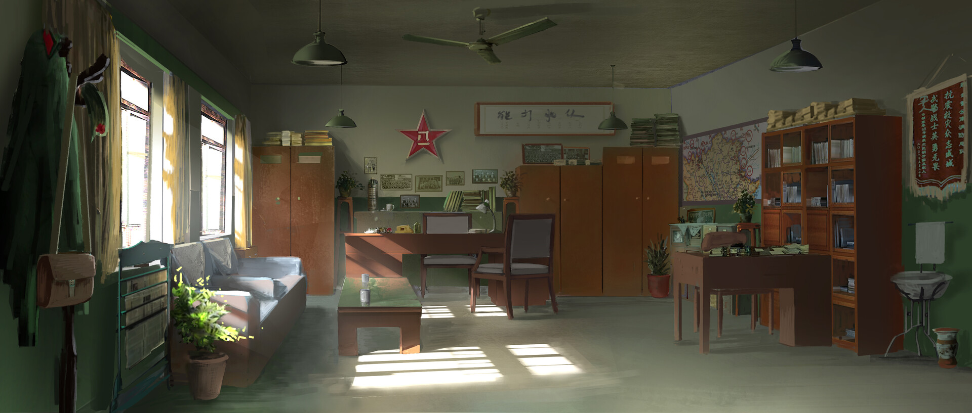 ArtStation - indoor study