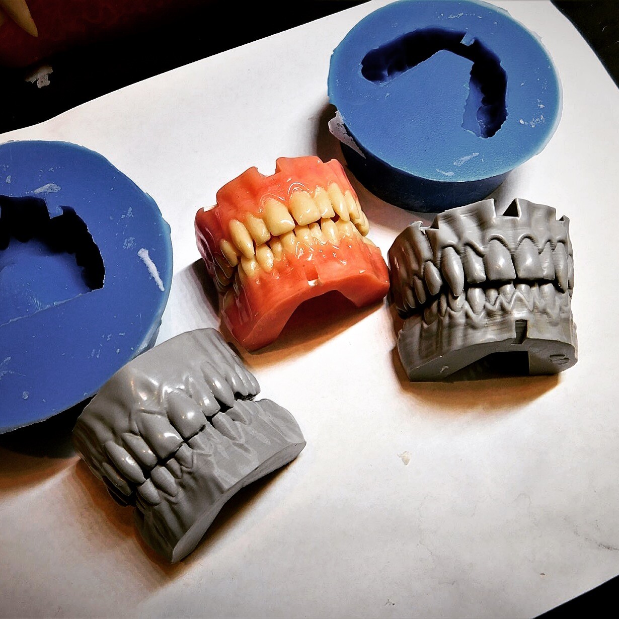 ArtStation - 3d printing teeth and casting in dental acrylics