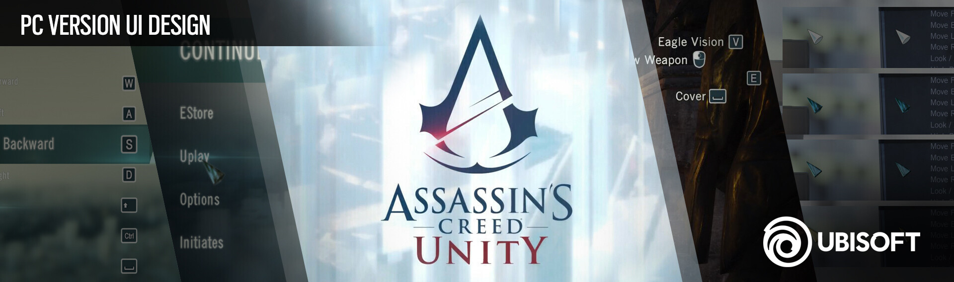 Andrii Shafetov - Portfolio - Assassin's Creed Unity - PC UI Design