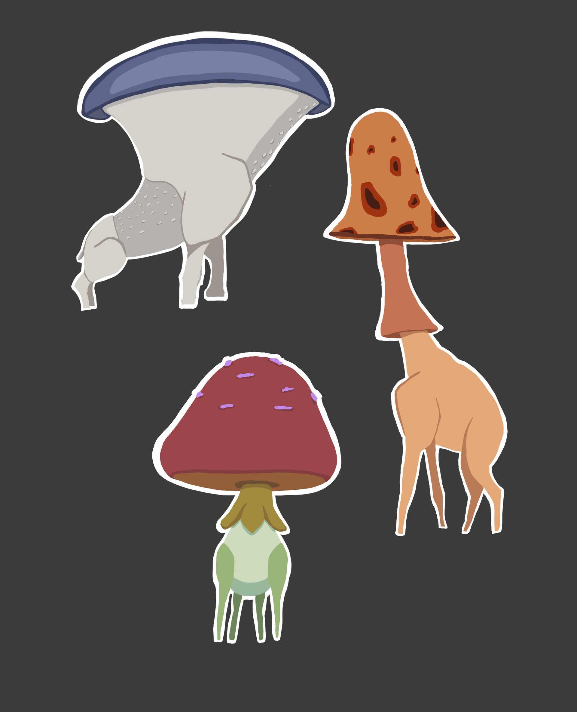 ArtStation - Mushroom Creatures