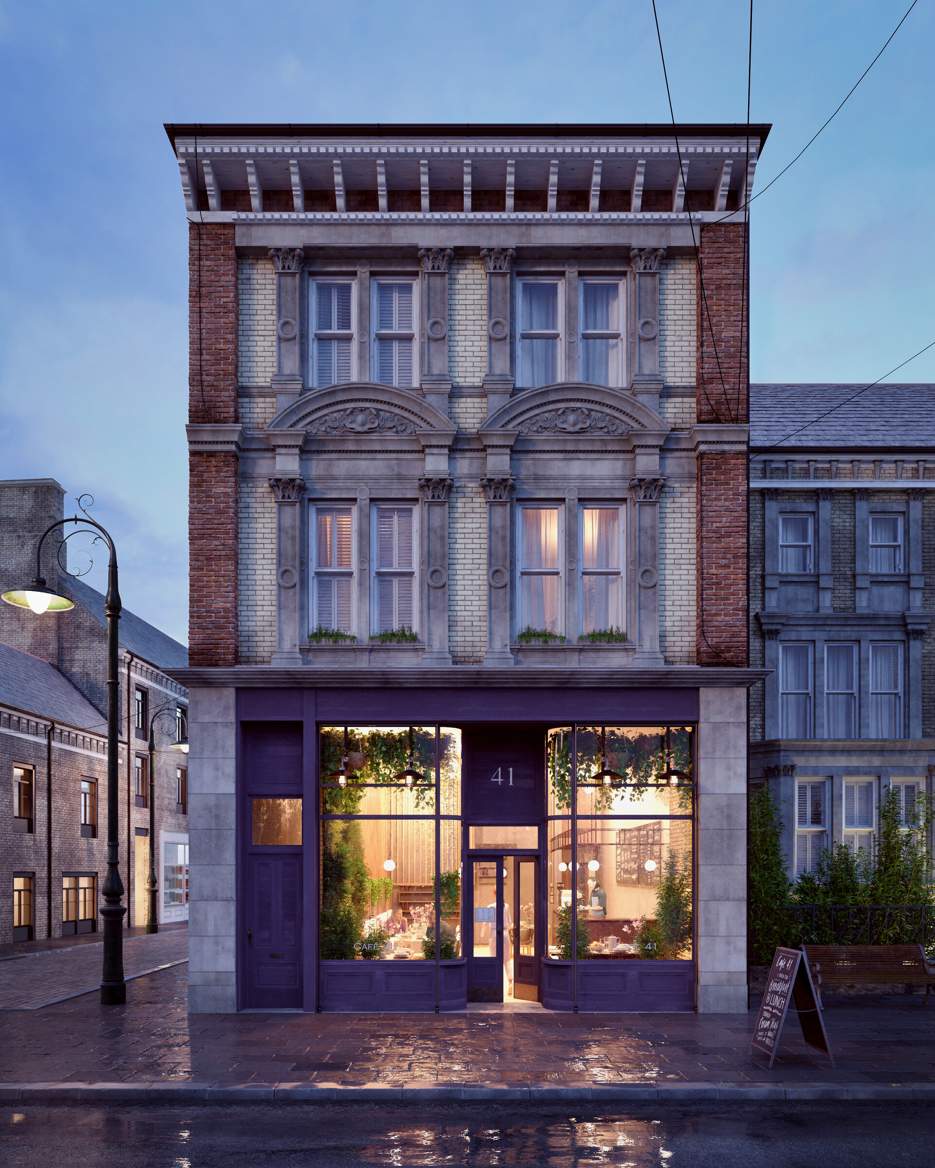 ArtStation - Café Front