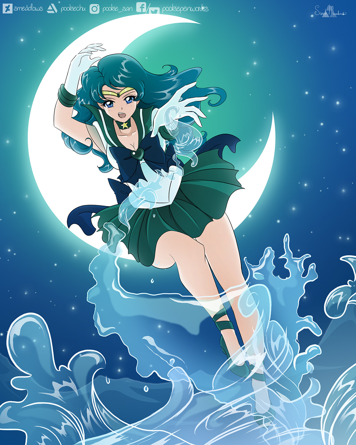 ArtStation - Happy Birthday Sailor Neptune