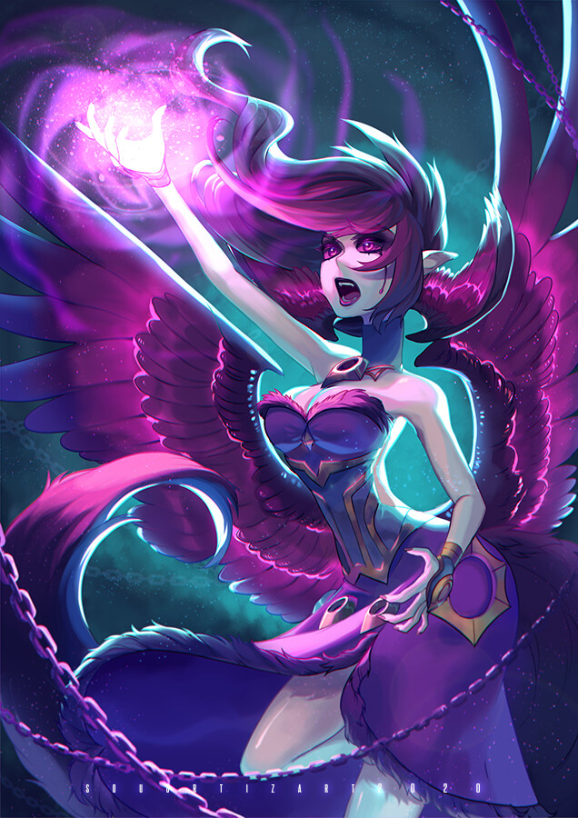 ArtStation - Morgana [Step by step]