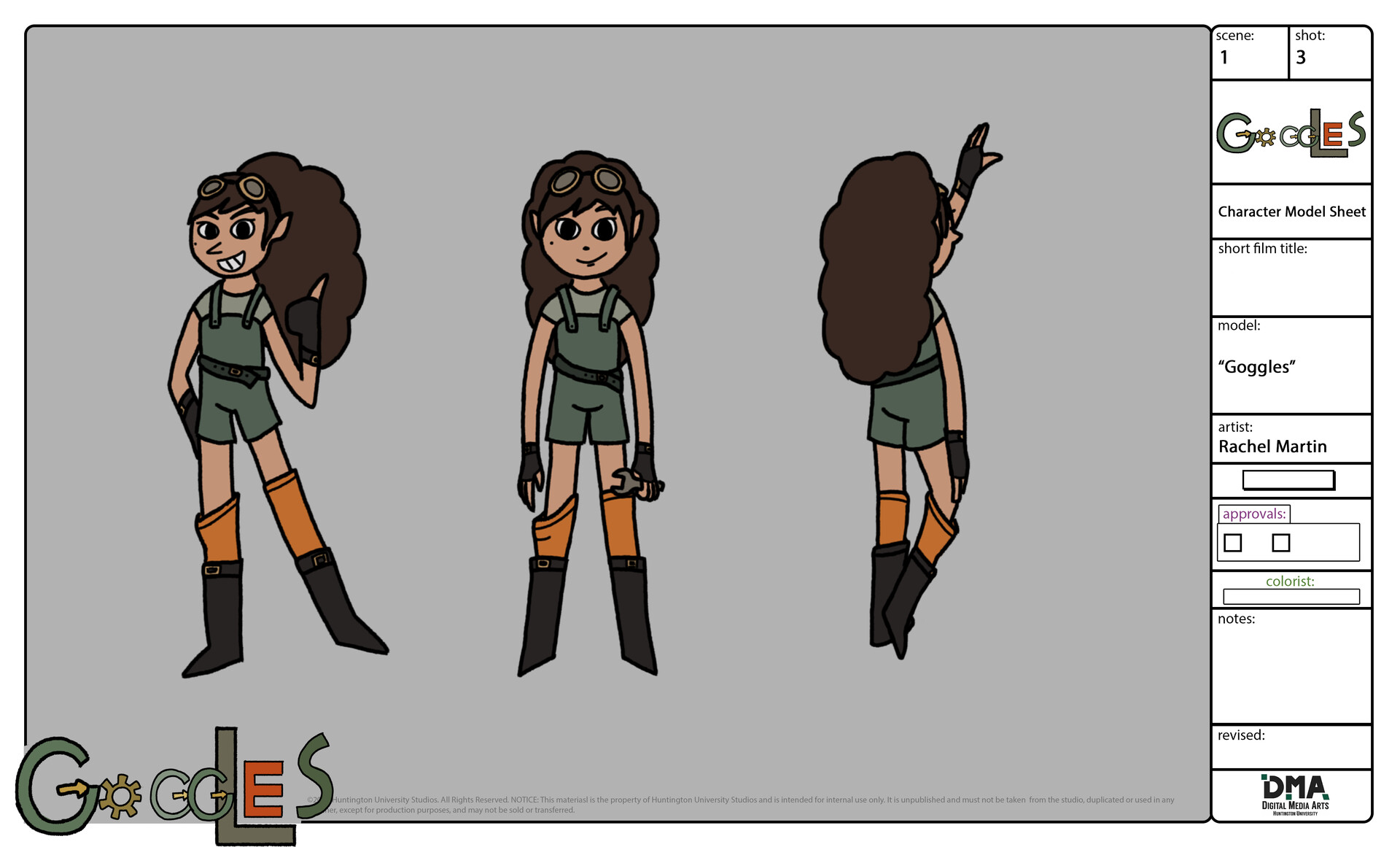 ArtStation - "Goggles" Original Character Design