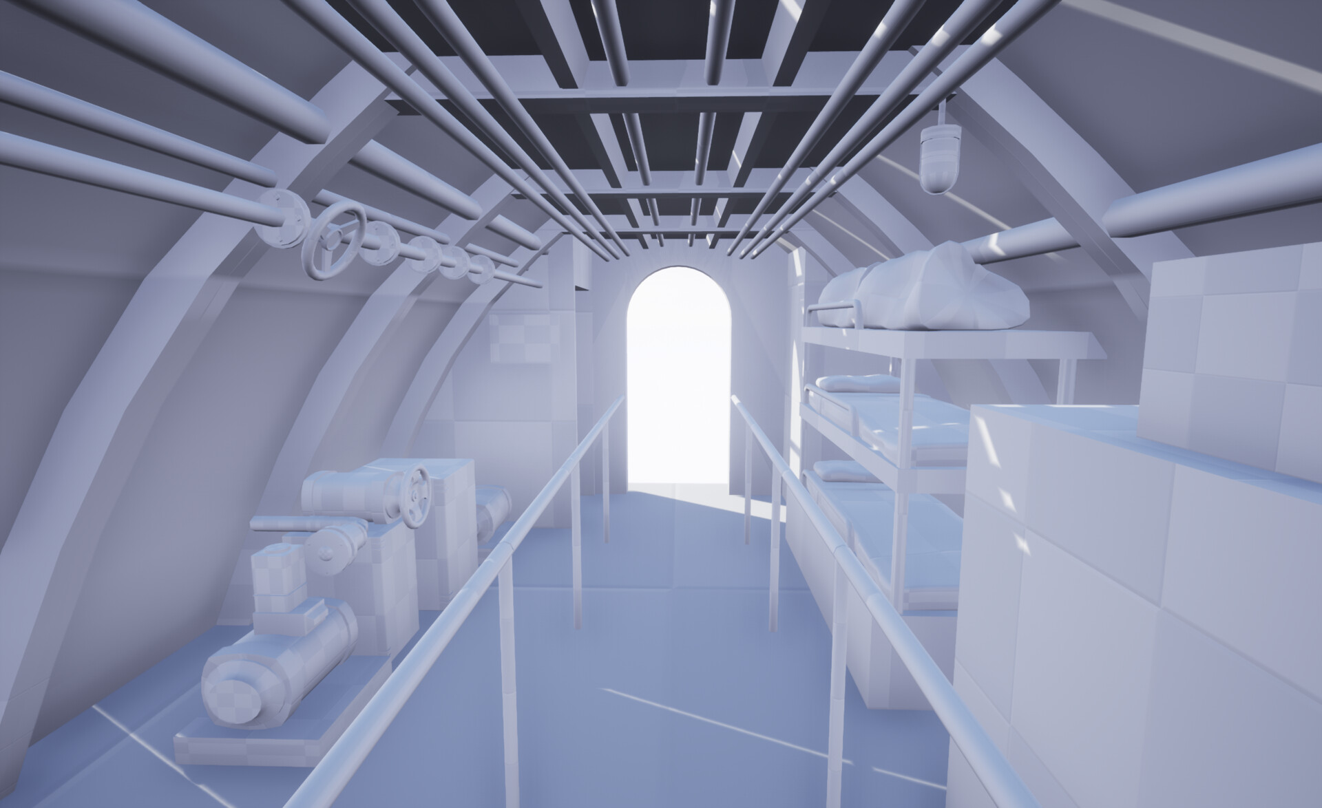 Jessica Rodriguez - Submarine Hallway