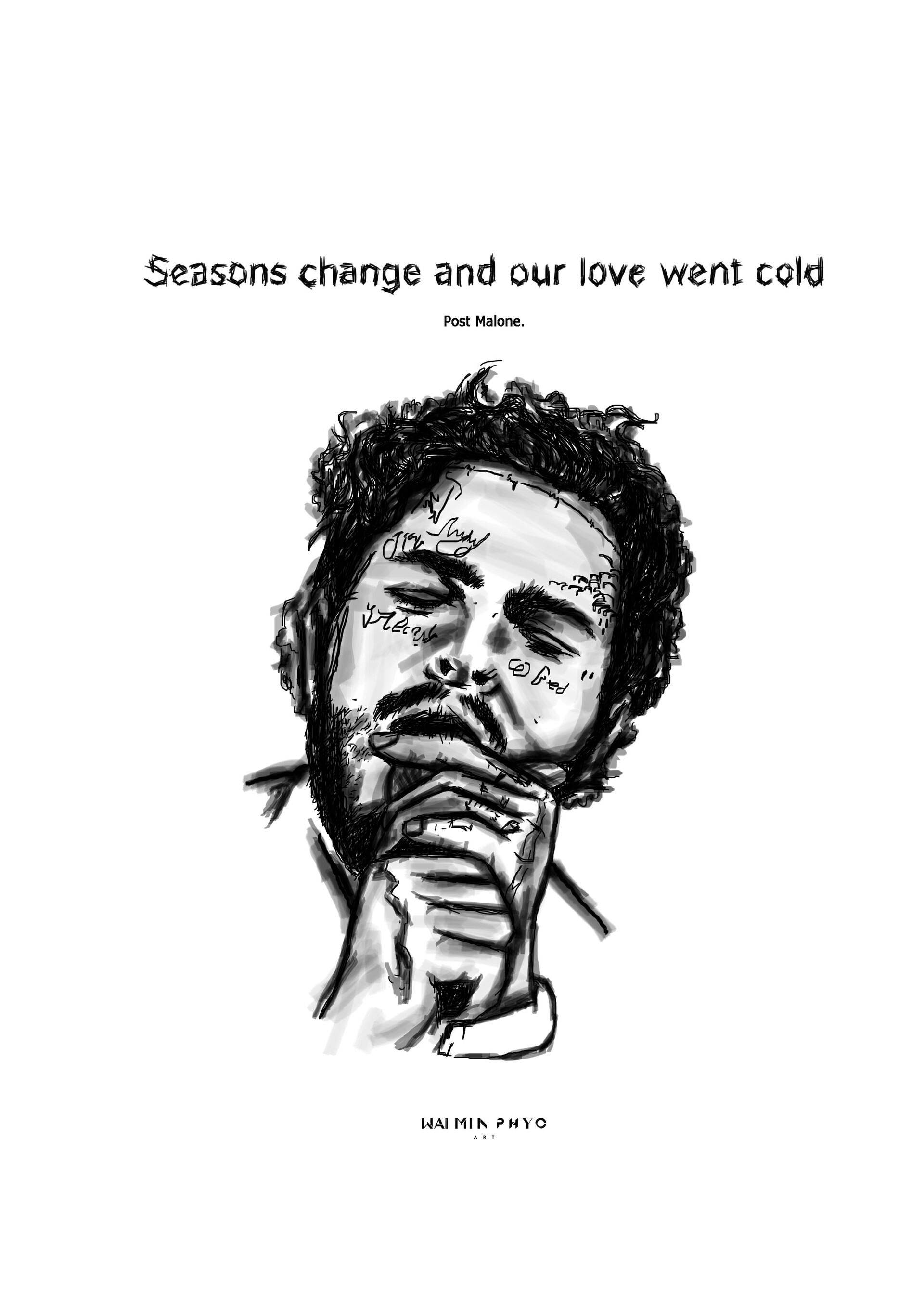 ArtStation - Post malone