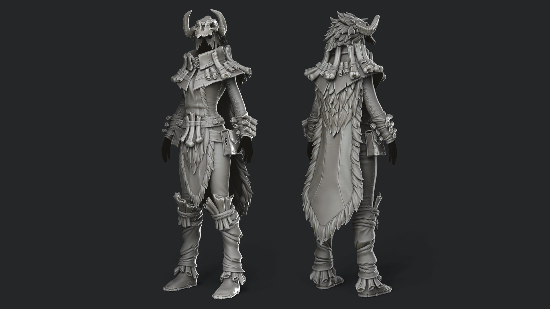 Chameleon's art - Frozen Flame — Bone armor