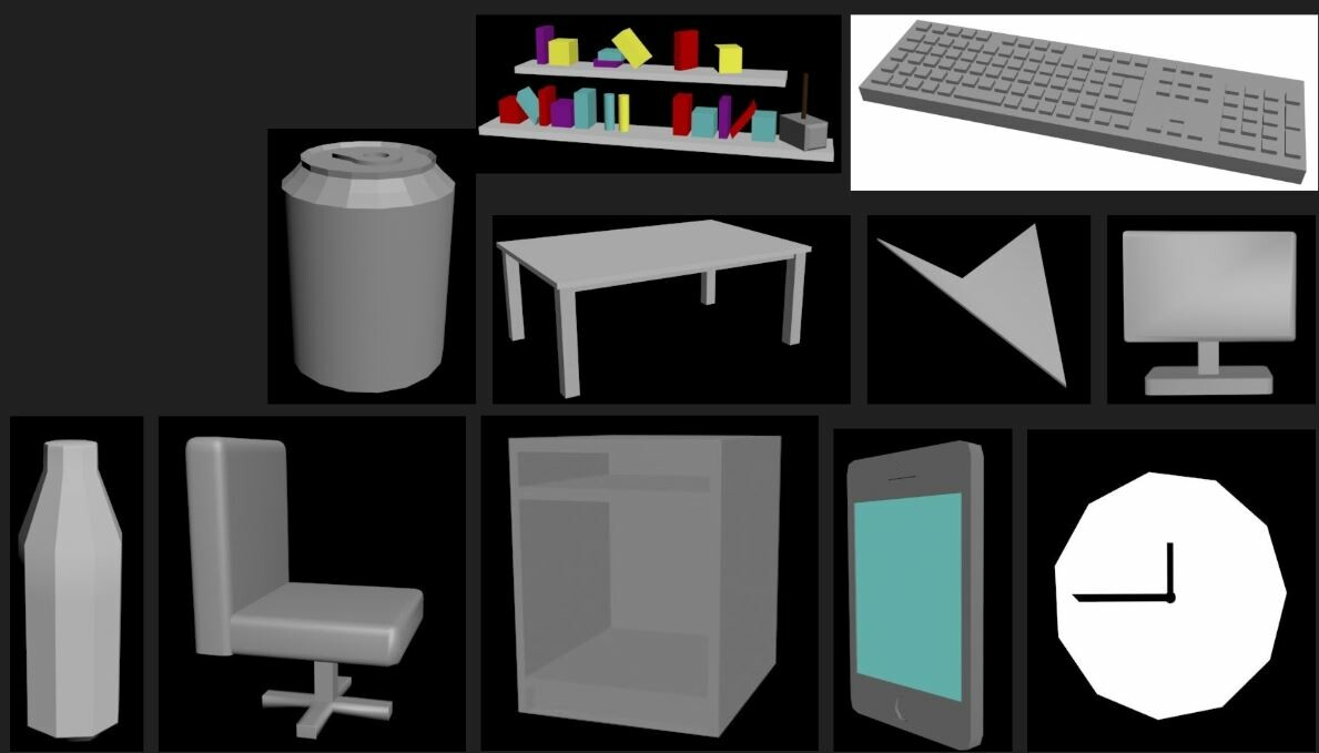 ArtStation - Classroom Catastrophe Asset Models (Year 2)