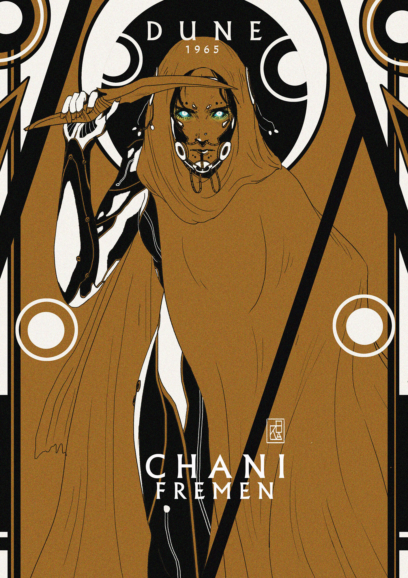 Chezka Sunit - Dune Character Illustration Series ; Reverend Mother ...