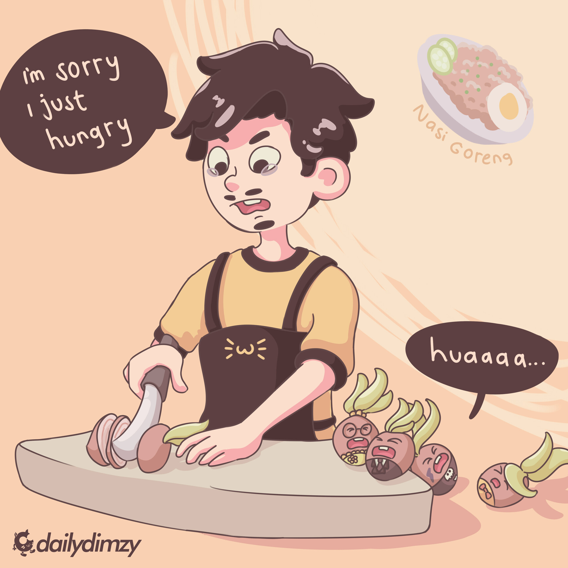 ArtStation - Fried Rice Cooking Story