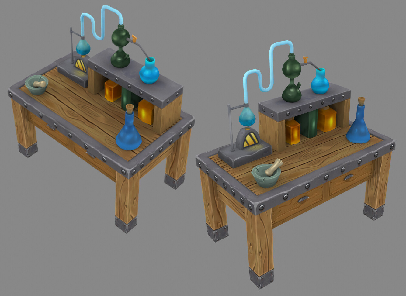 ArtStation - Alchemist table