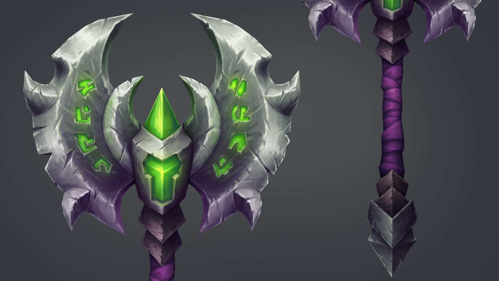 Adam Roark - Hand-Painted Axe