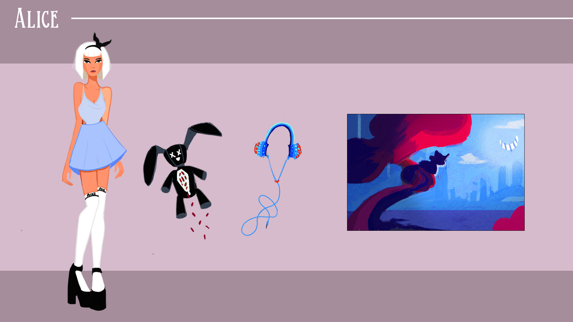 visual development artist - Alice in Wonderland Project