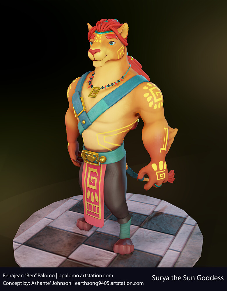 Benajean "Ben" Palomo - Collab Project - Surya character