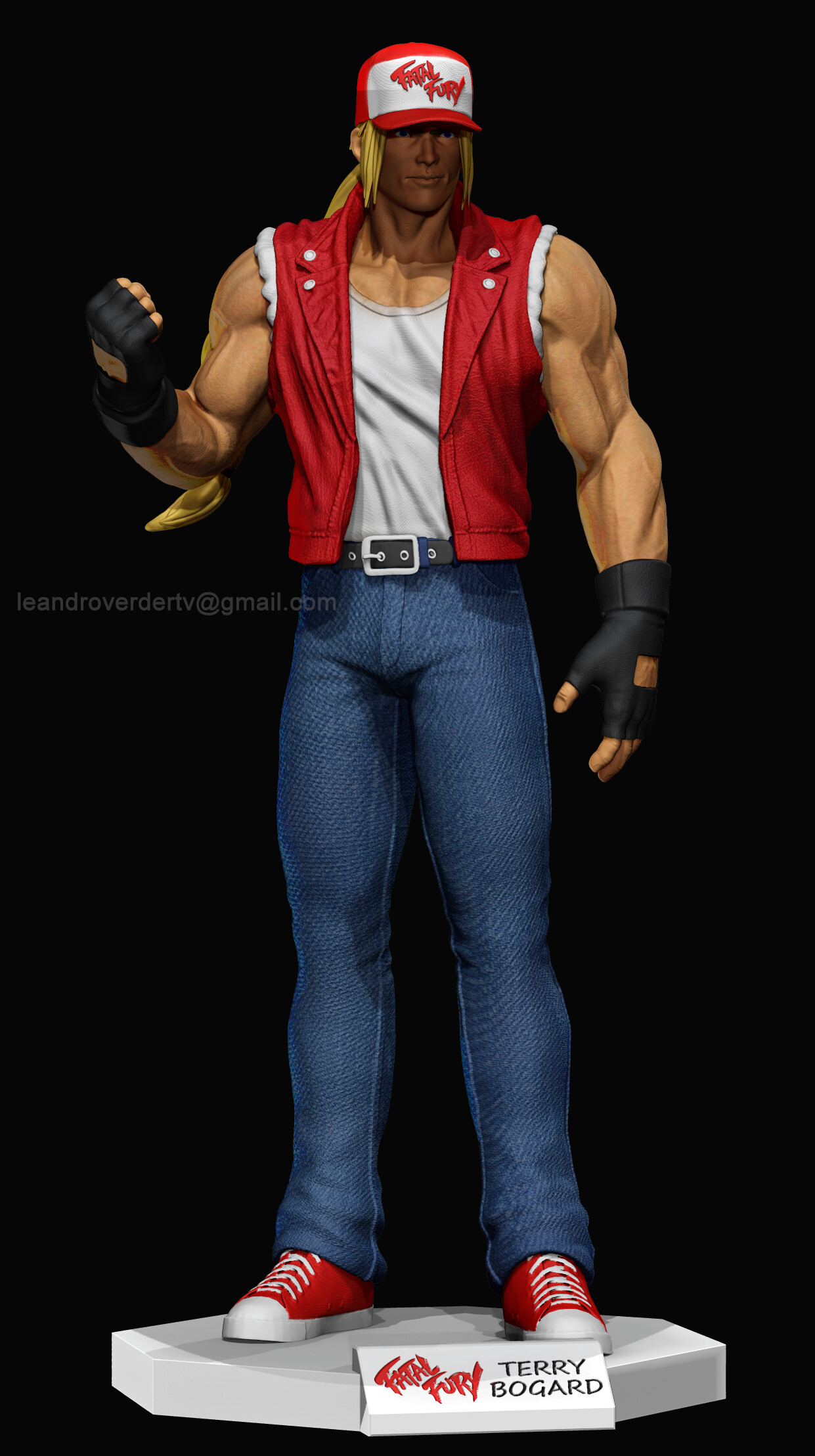 ArtStation - Terry Bogard - For 3D printing