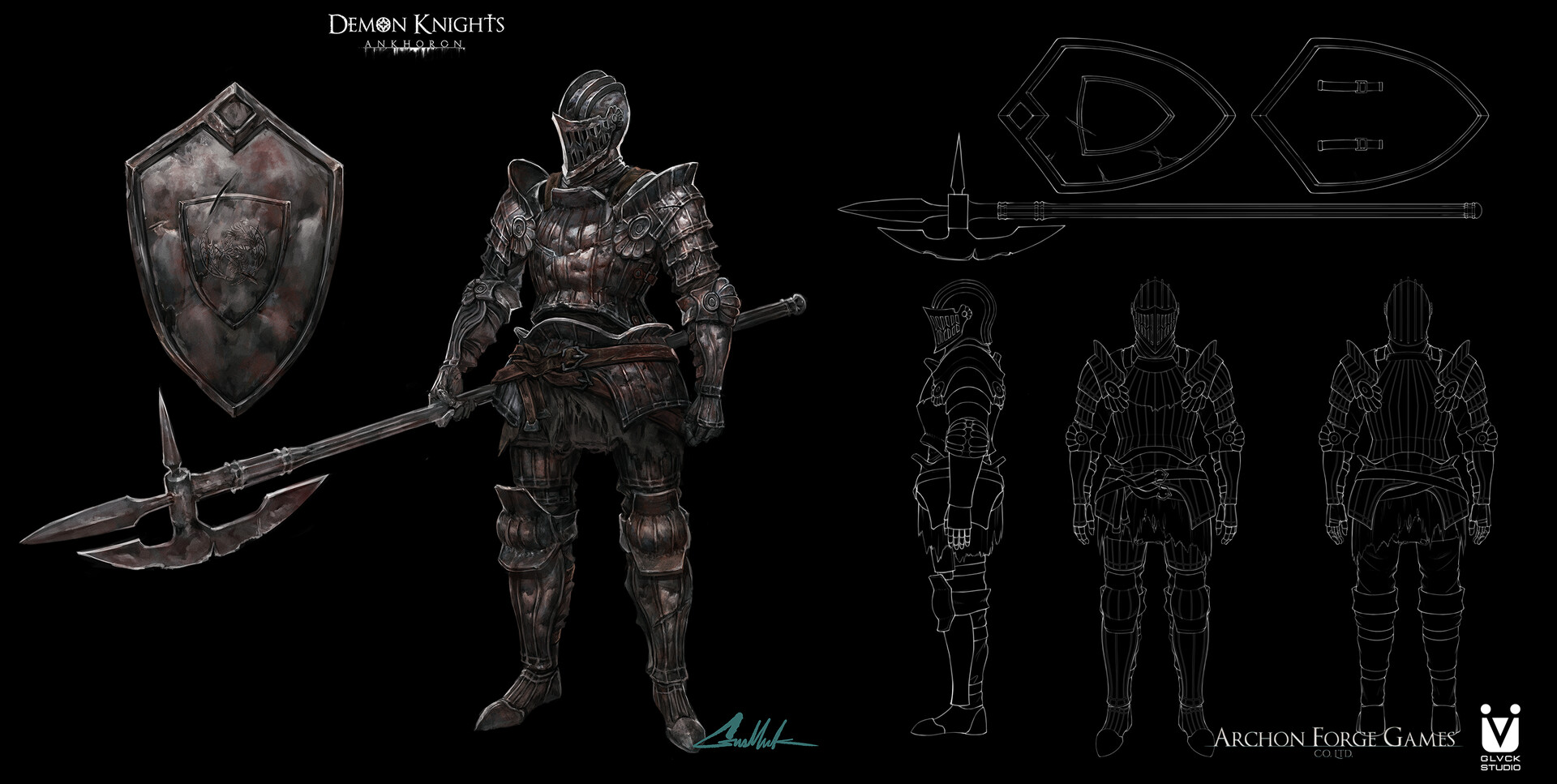 ArtStation - Works of "Demon Knights of Ankhoron"