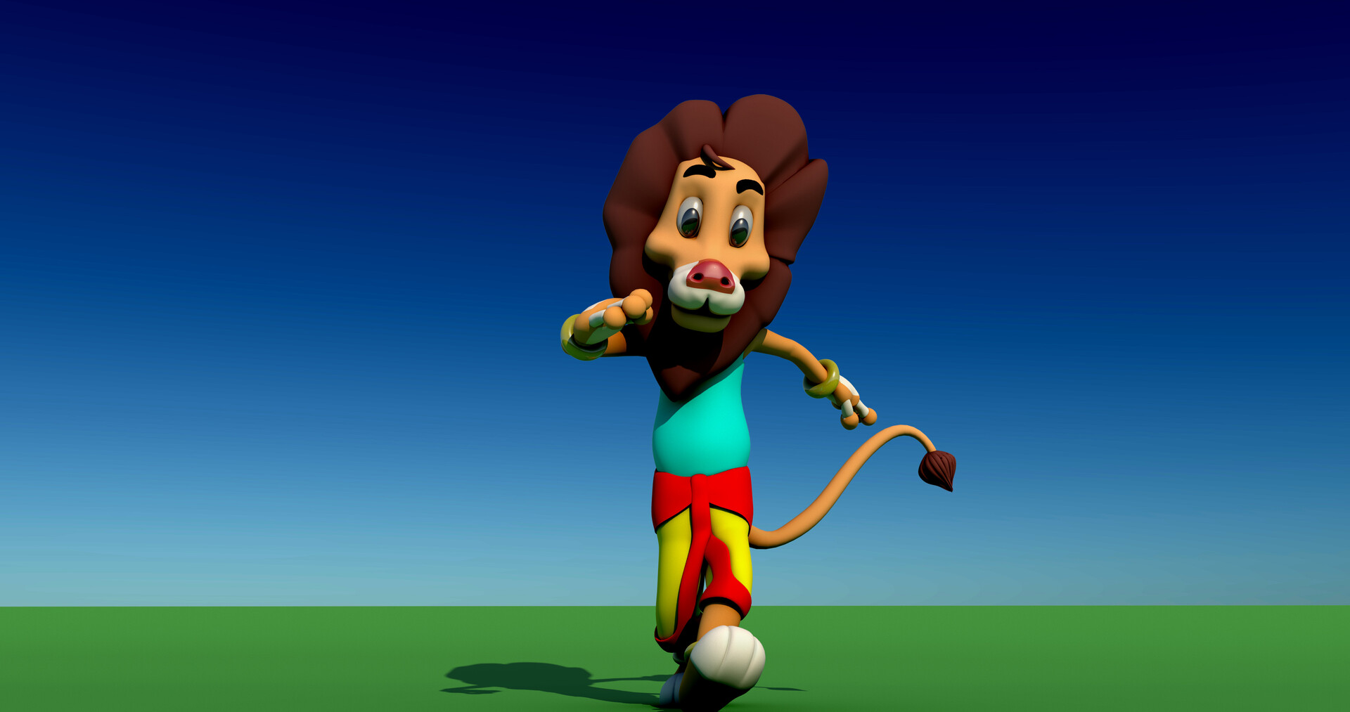 ArtStation - THE CARTOON LION MODEL