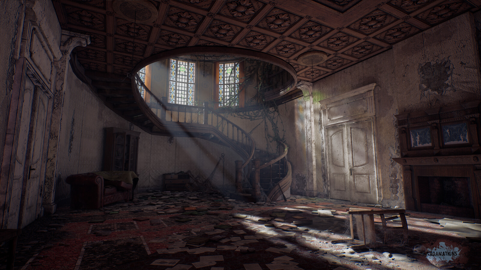 Adam sharp - Abandoned Mansion Hall
