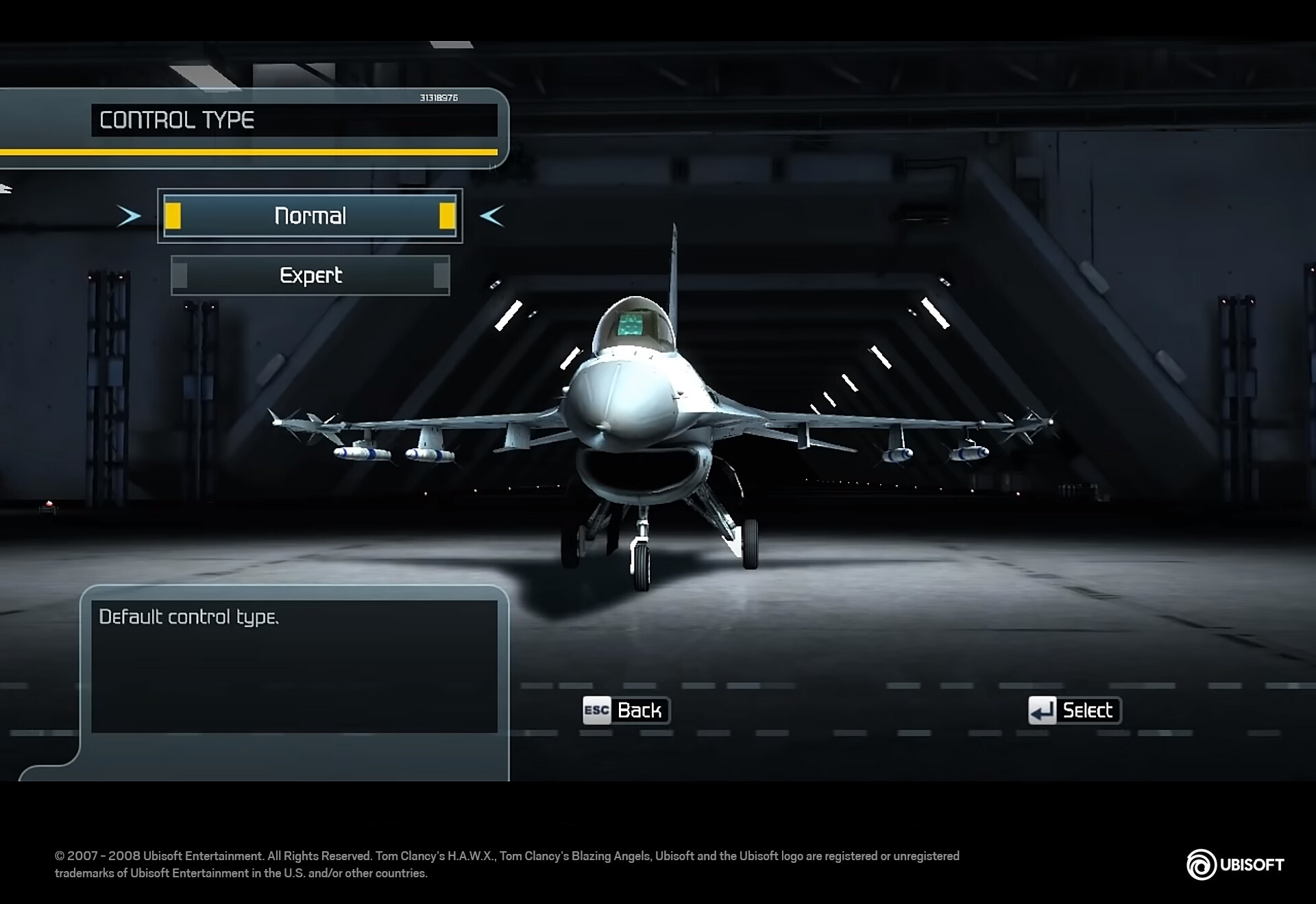 Andrii Shafetov - Portfolio - Tom Clancy's H.A.W.X. - PC UI Design