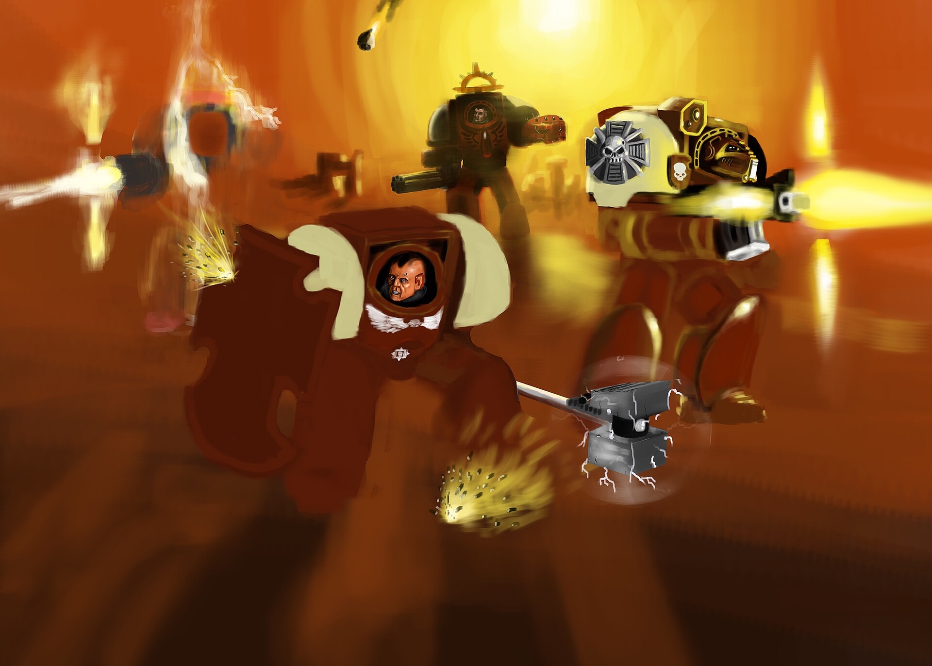 ArtStation - Terminator Deep strike WIP