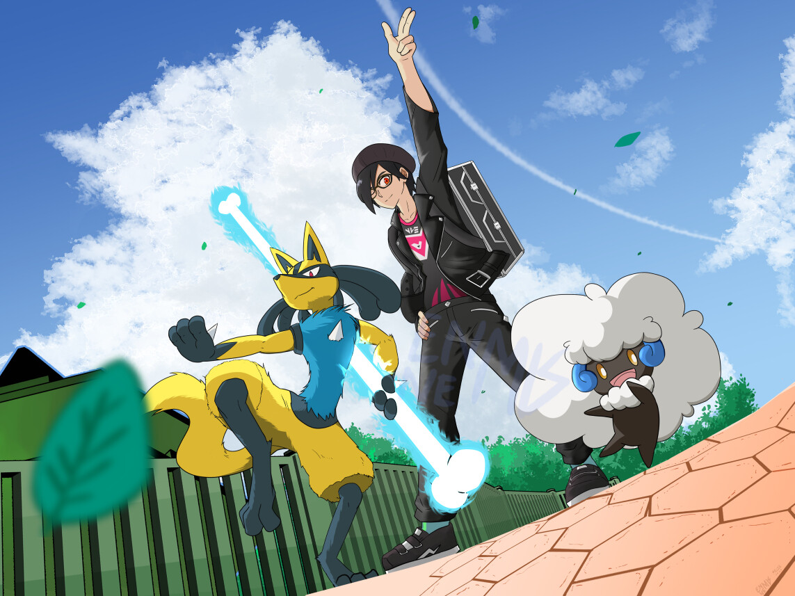 Pokemon Lucario Trainer