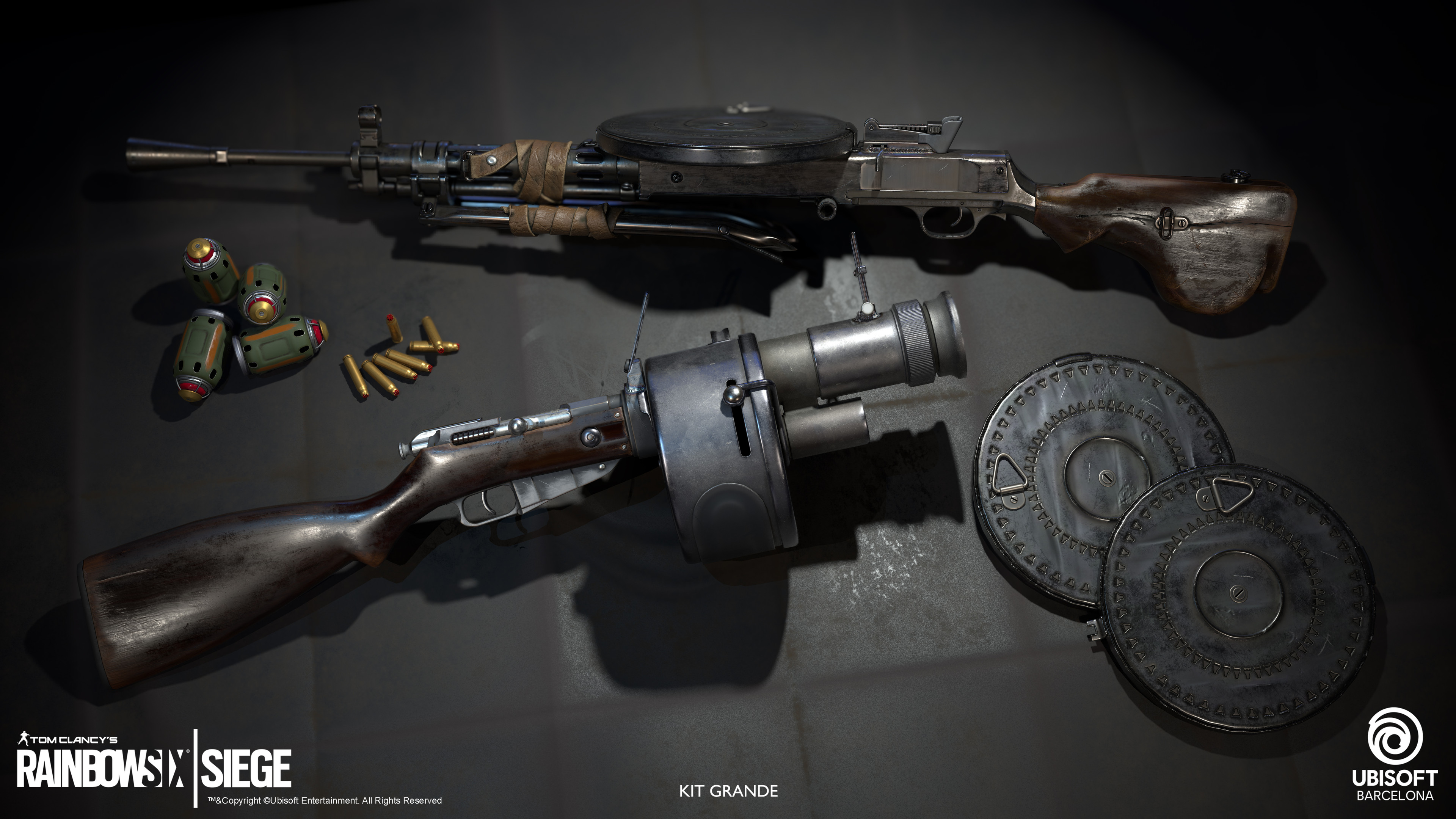 Kit Grande - Rainbow Six | Siege - The Lord's LMG - Tachanka