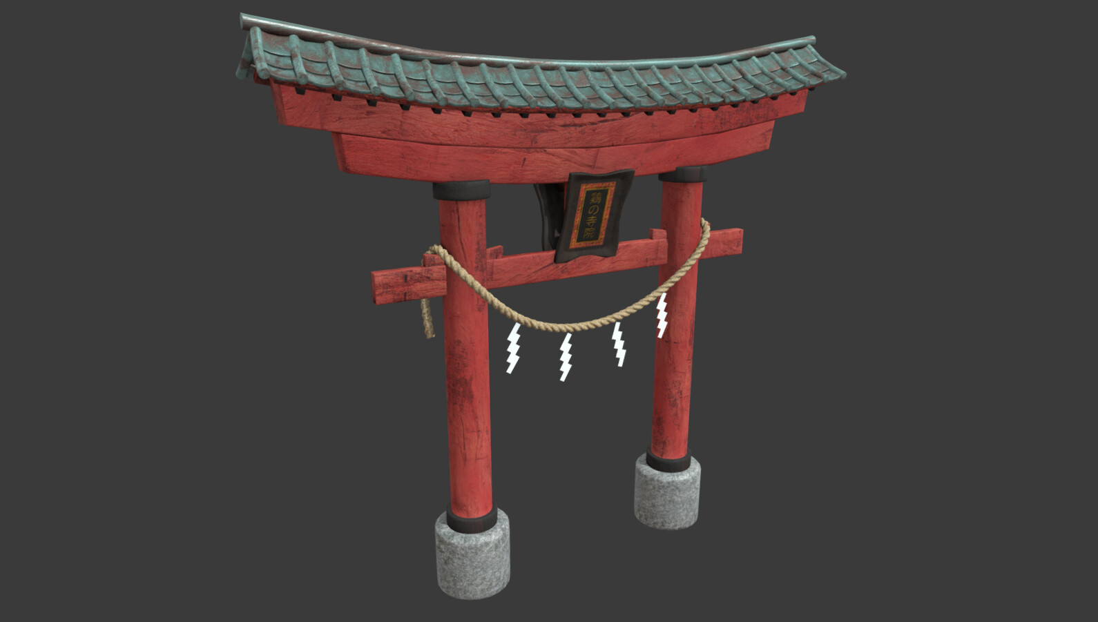 ArtStation - Japanese Torii gate Game Asset