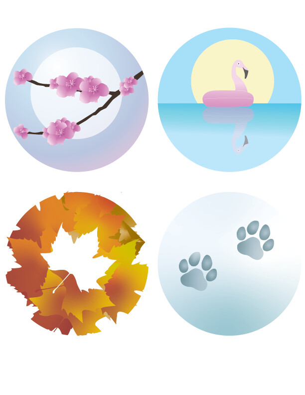 ArtStation - Seasonal Logos