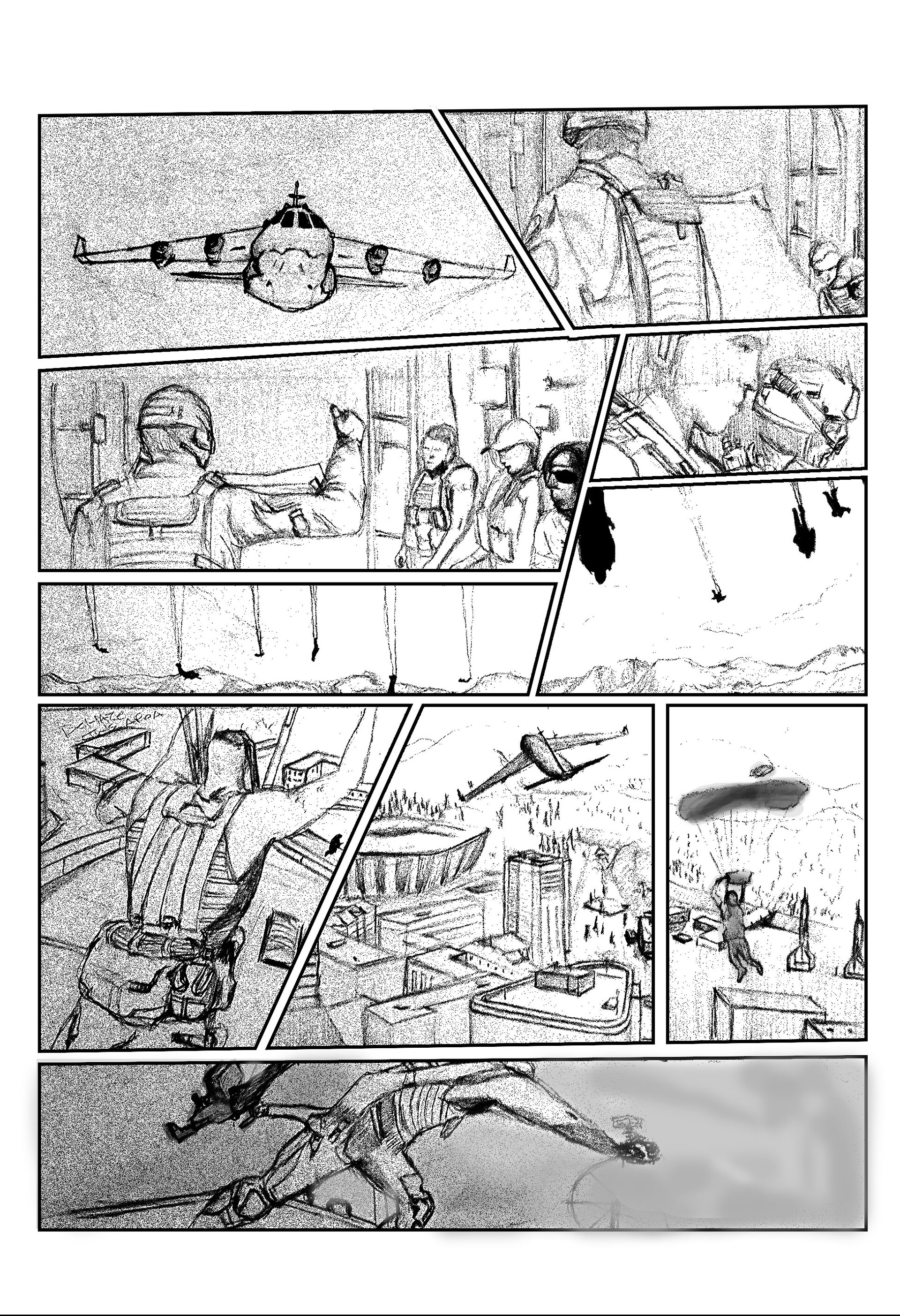 ArtStation - WARZONE comic page