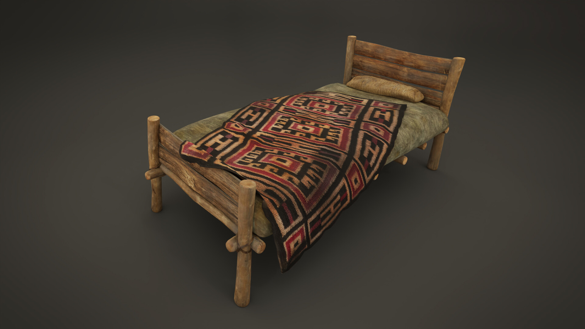ArtStation - Old bed
