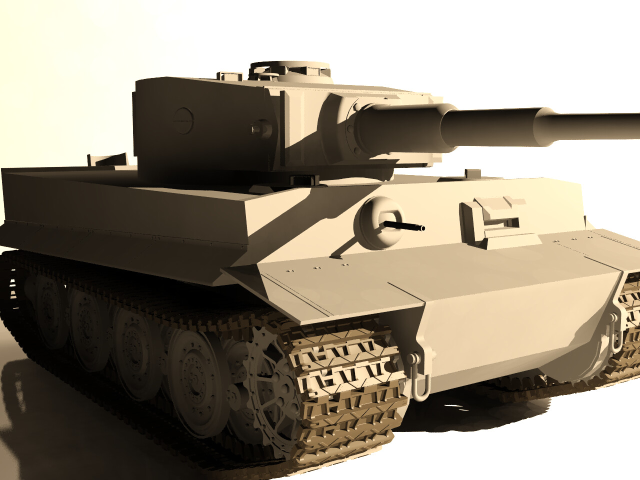 ArtStation - Tiger 1 Tank