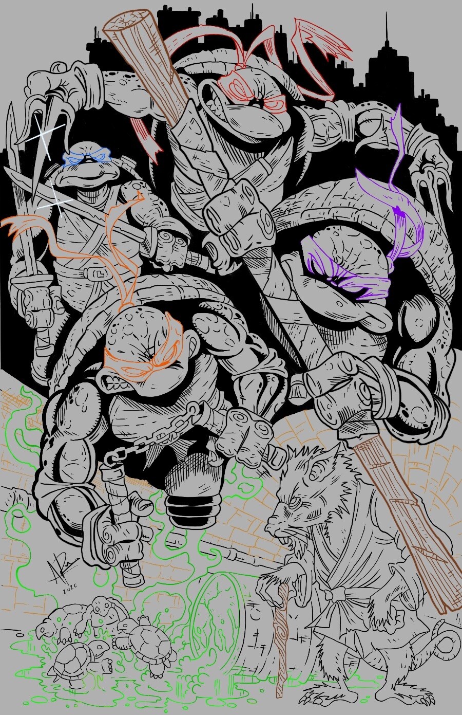 ArtStation - TMNT