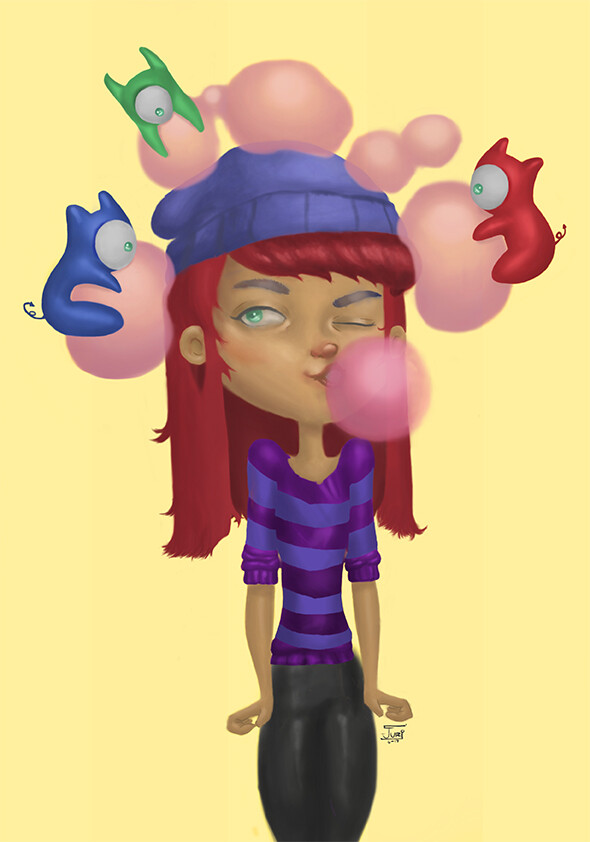 ArtStation - Bubble Gum Monsters