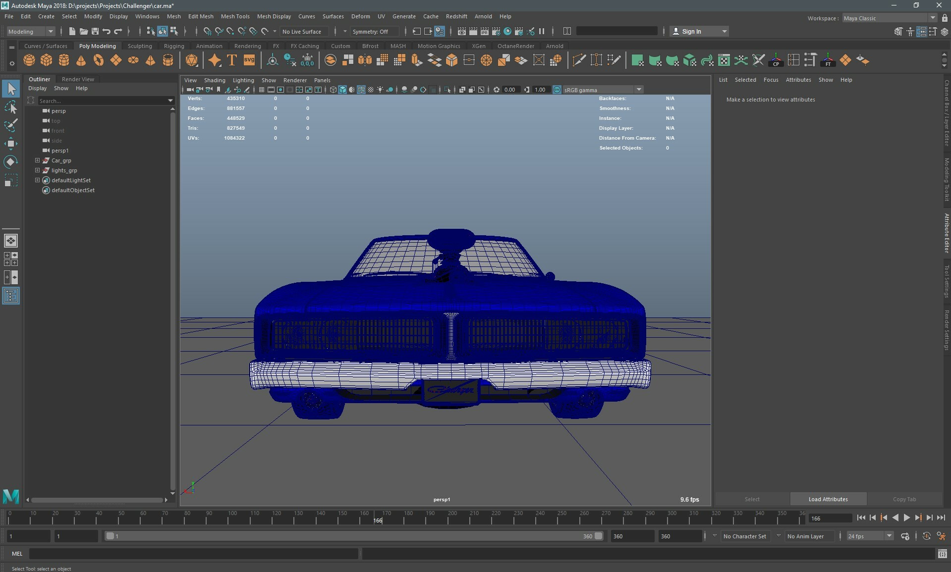 Autodesk Maya Car Charger