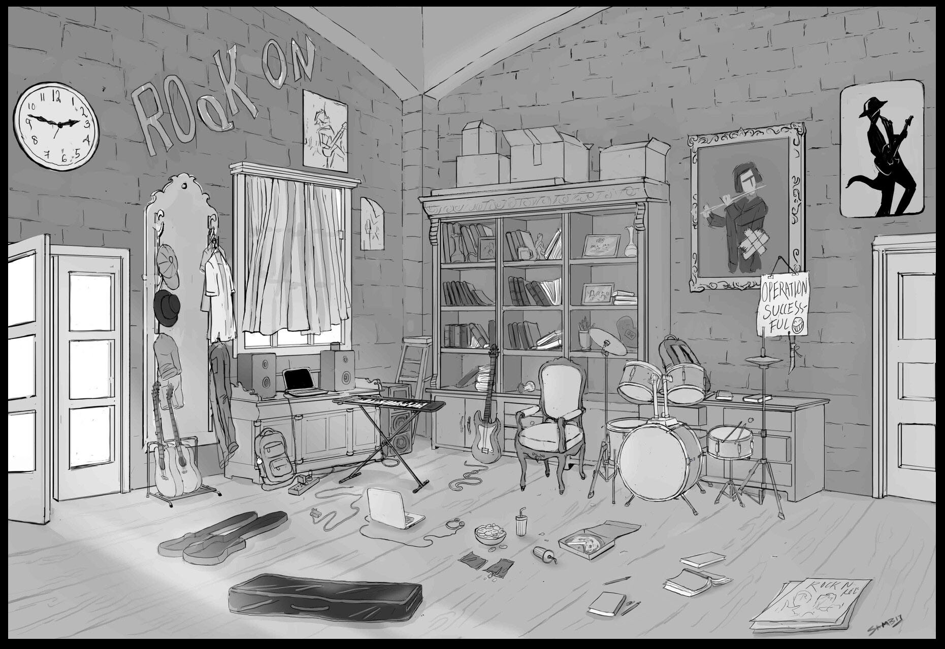 ArtStation - Musician house