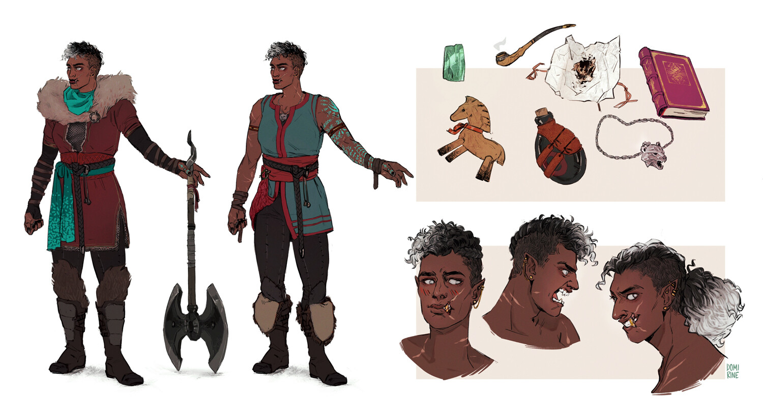 ArtStation - Skellige Witcher - character design