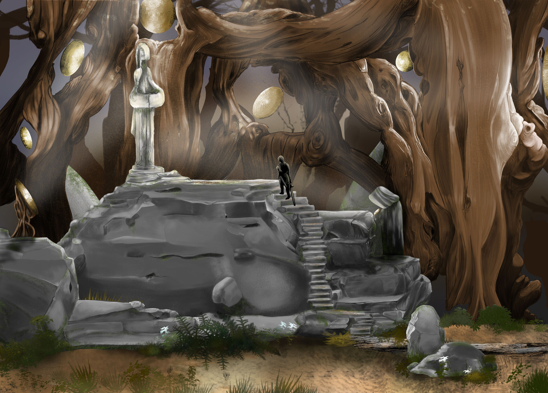 ArtStation - Forgotten Shrine