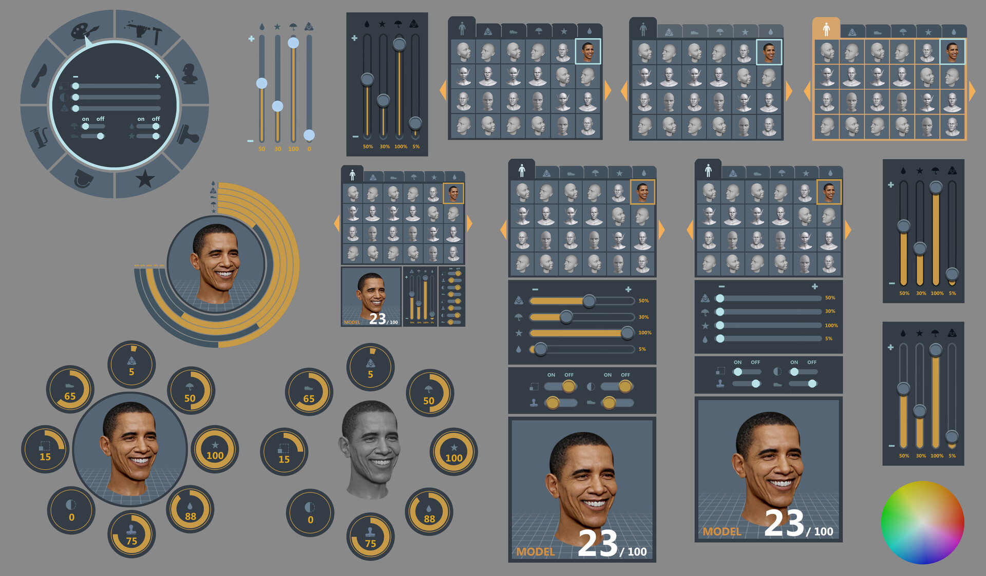 ArtStation - MEDIUM - UI Design