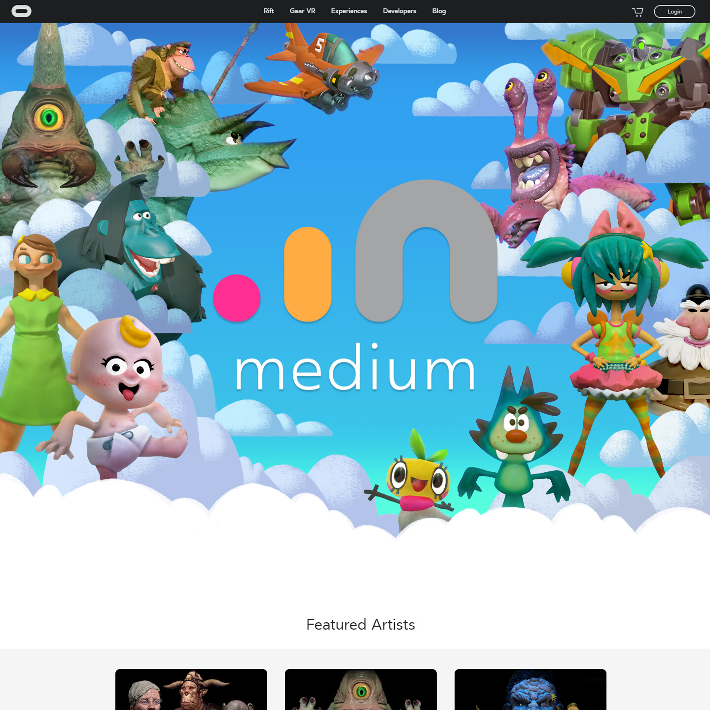 ArtStation - MEDIUM - Website Art