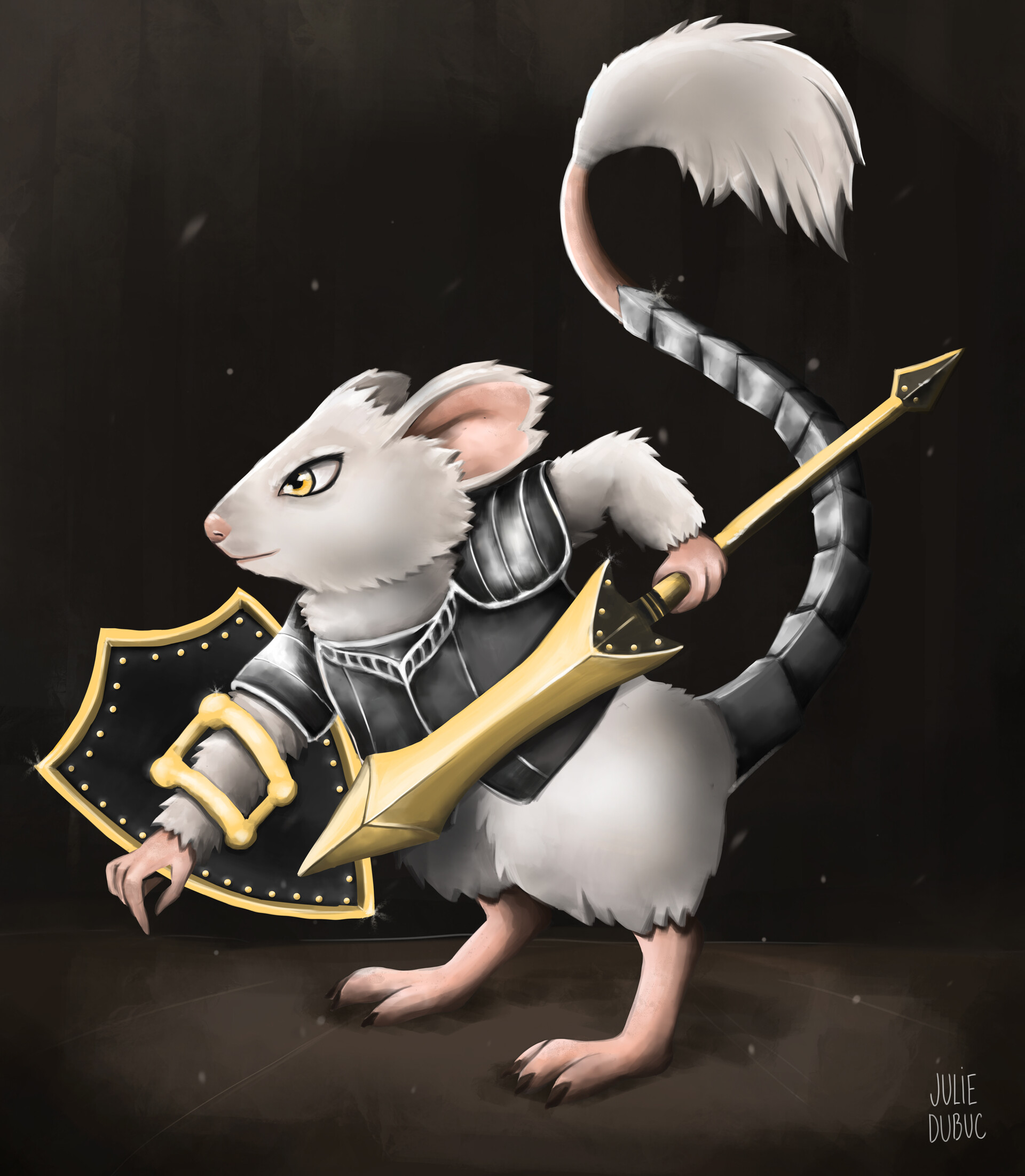 ArtStation - CDChallenge Mouse Warrior