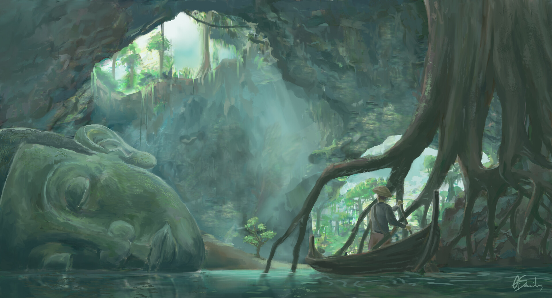 ArtStation - Jungle ruins