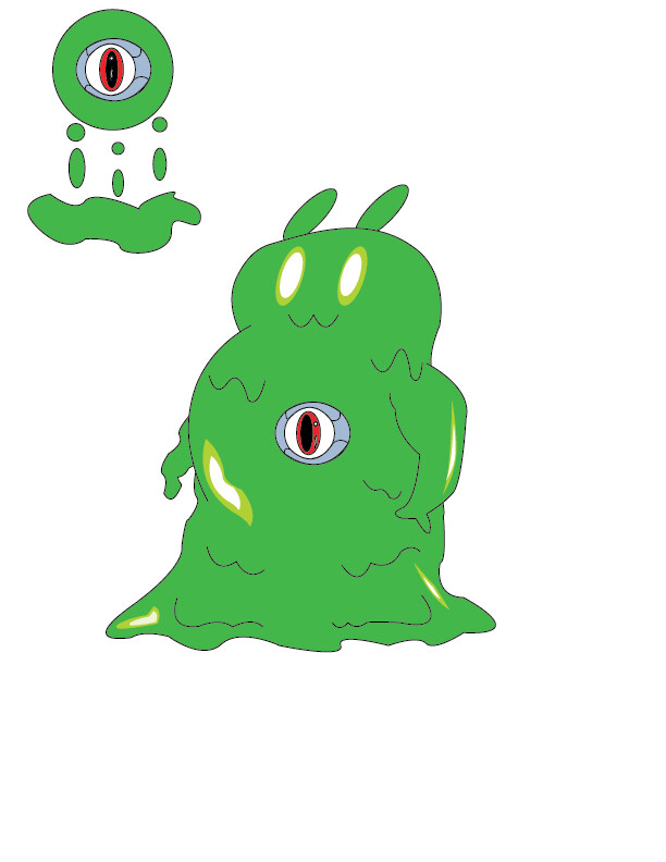 ArtStation - Character Concept - Slime Enemy