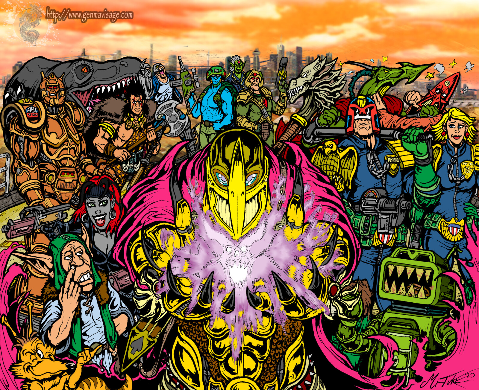 Thomas Tuke - 2000ad Tribute