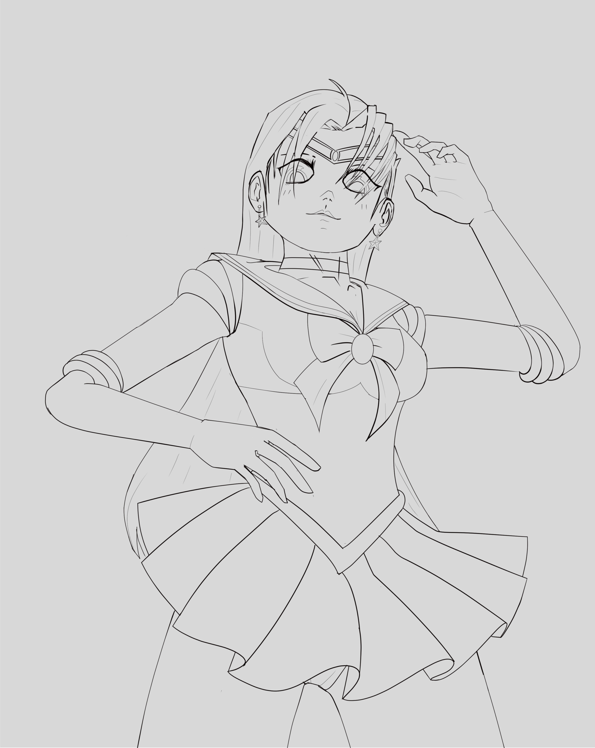 coloring pages sailor mars