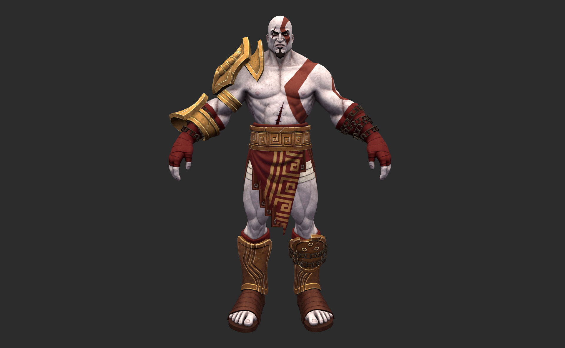 ArtStation - Stylized Kratos