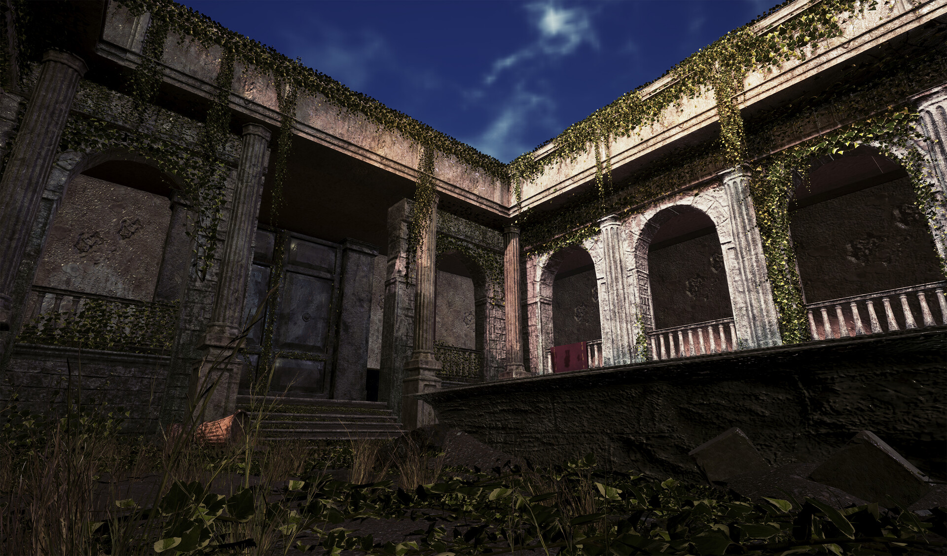 ArtStation - Roman Courtyard