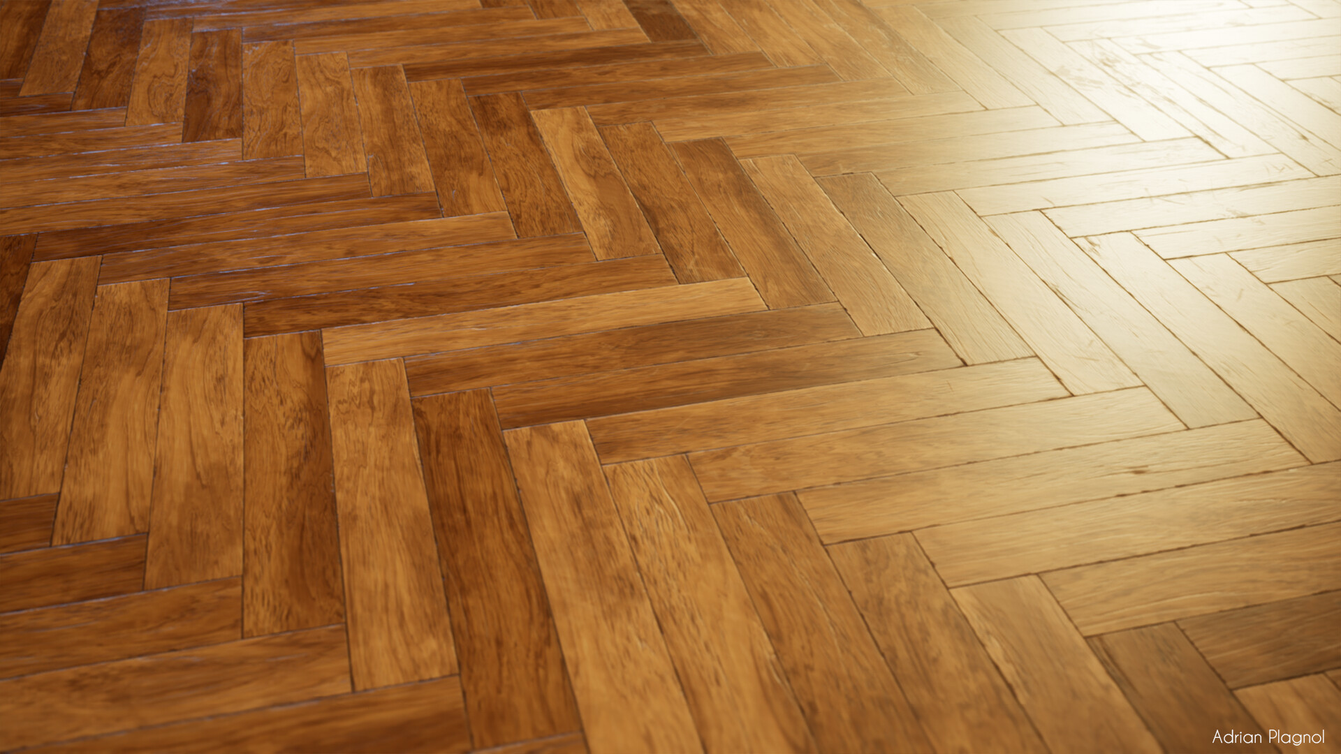 ArtStation - Wooden Floor Material