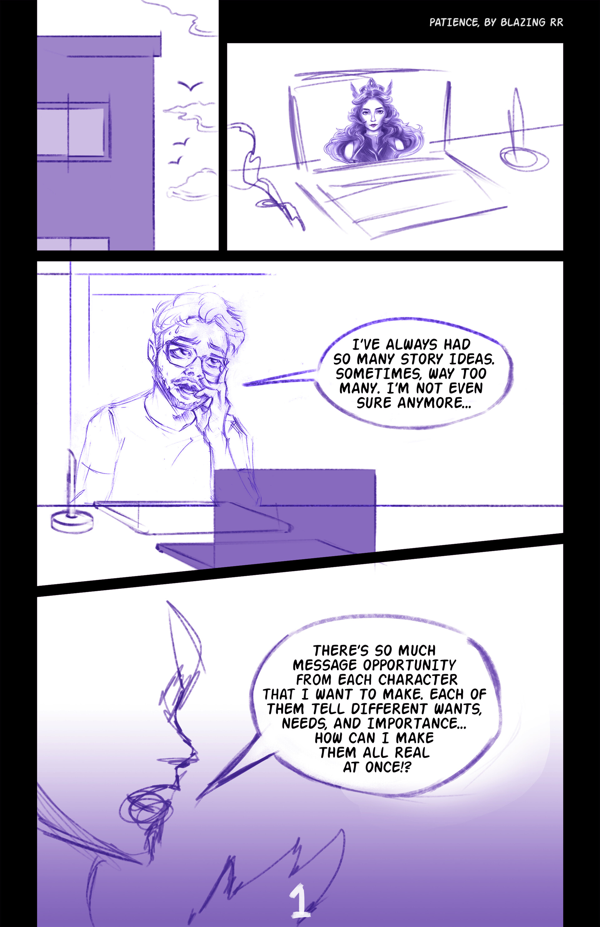 ArtStation - Patience (WIP Comic)