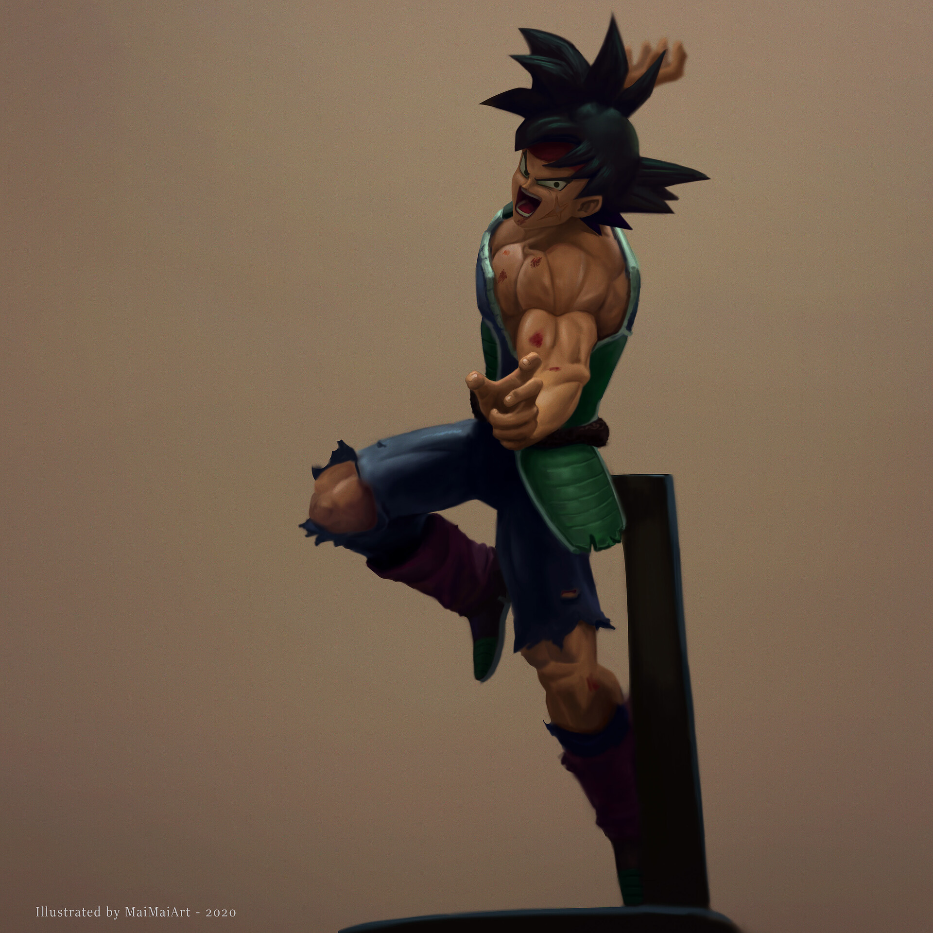 ArtStation - Bardock Figure Still life Study