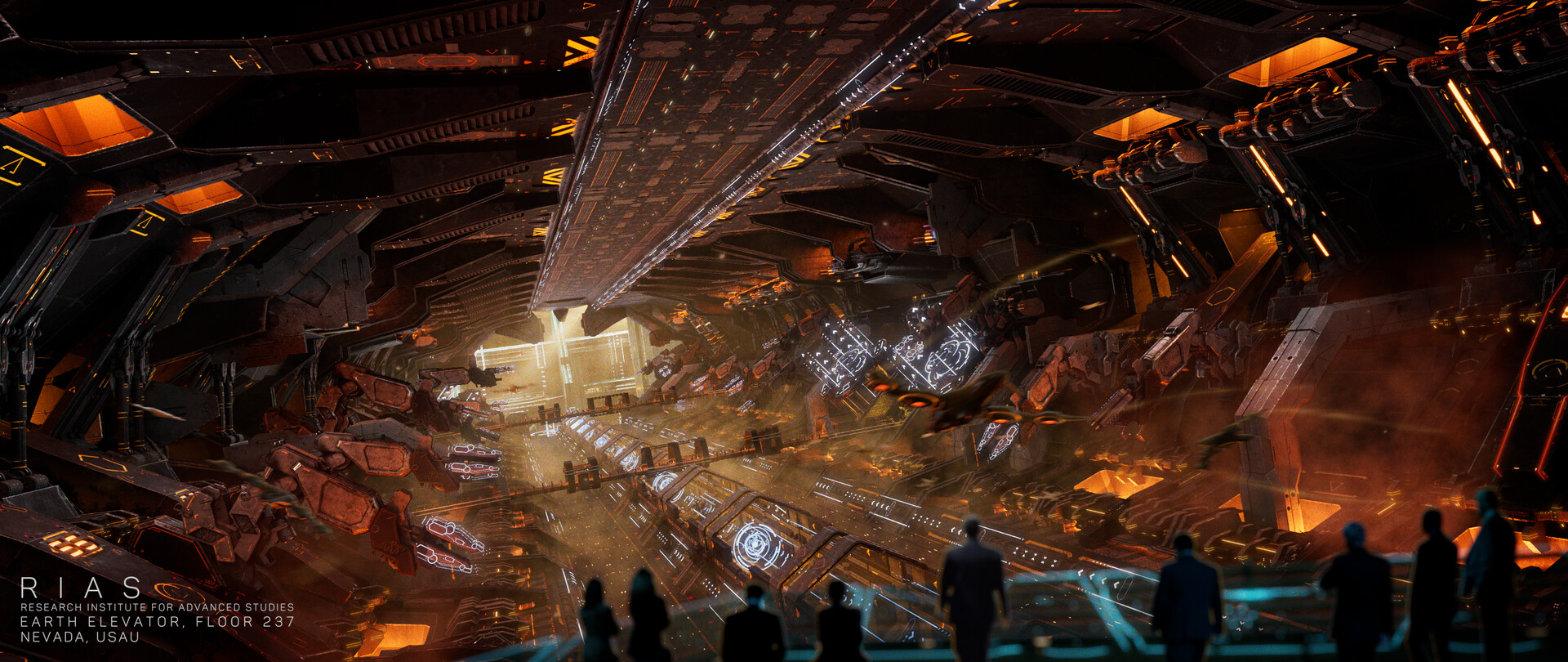 ArtStation - EARTH ELEVATOR, FLOOR 237 RIAS, Research Institute for ...